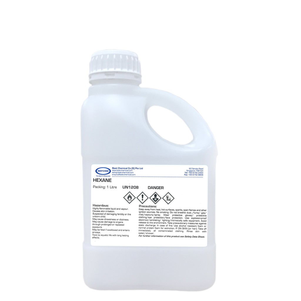 Hexane (1 Litre / 4 Litres Bottle) | Shopee Singapore