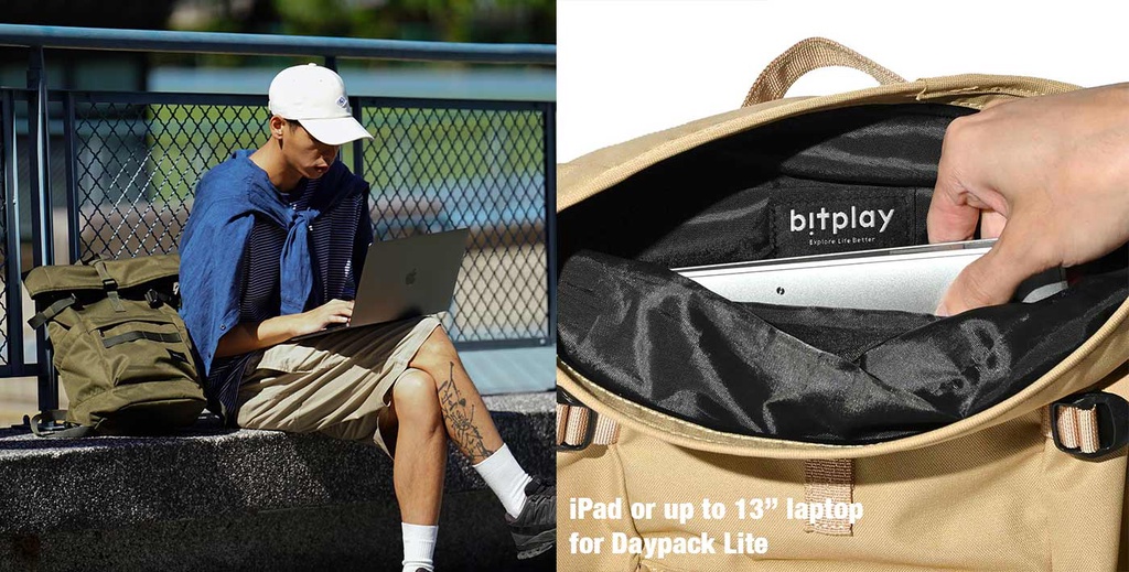 [Bitplay SG]- CORDURA® Daypack V3 13L Water-Repellent Laptop Backpack Up To 13" For Women/Men ...