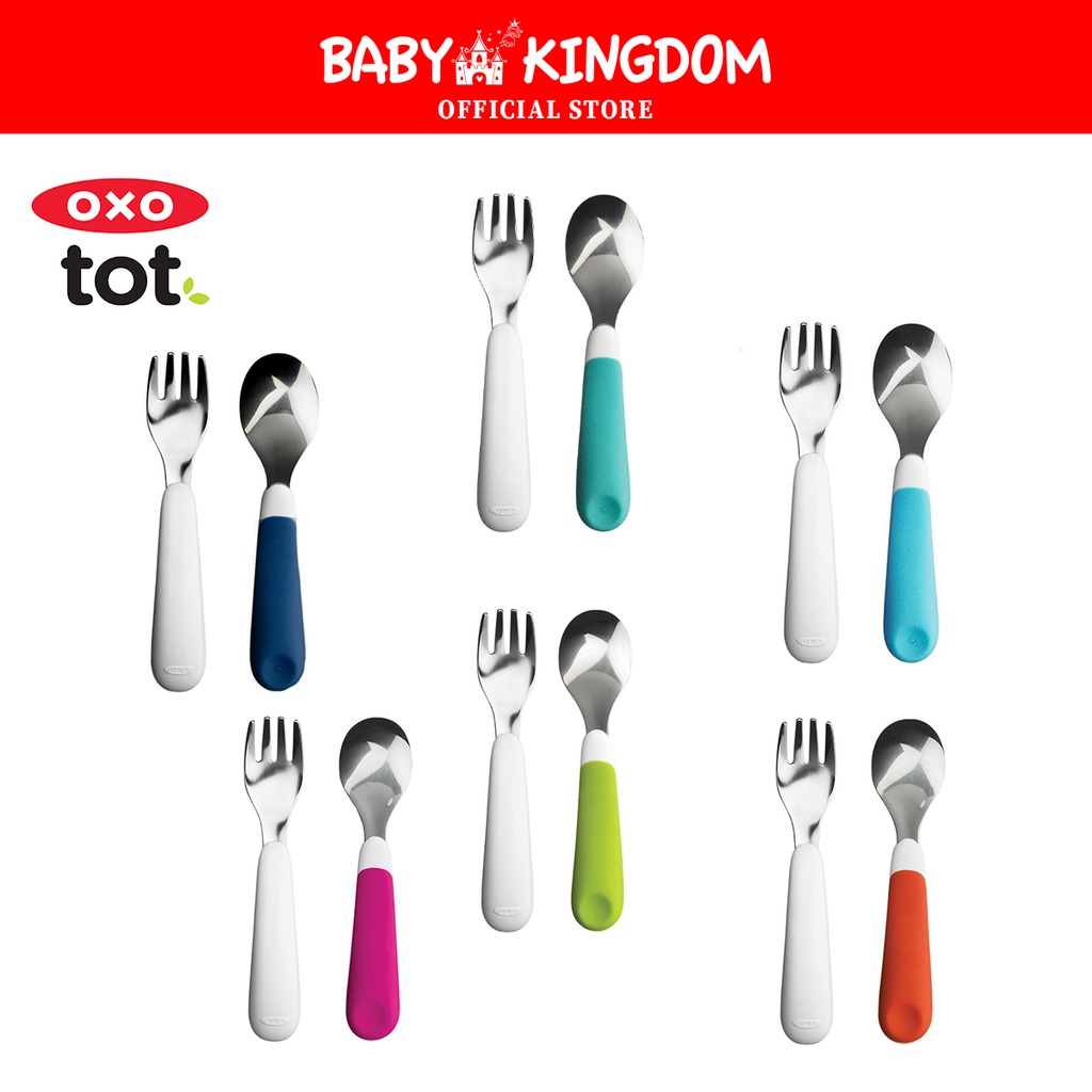 OXO Tot Fork & Spoon Set | Shopee Singapore