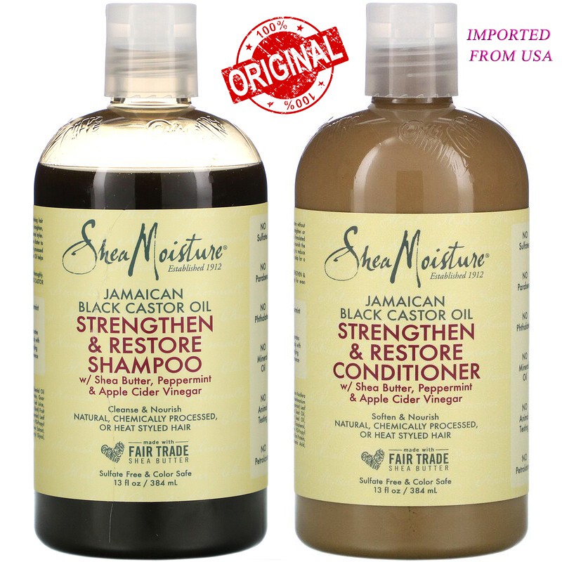 Shea Moisture SheaMoisture Jamaican Black Castor Oil, Strengthen ...