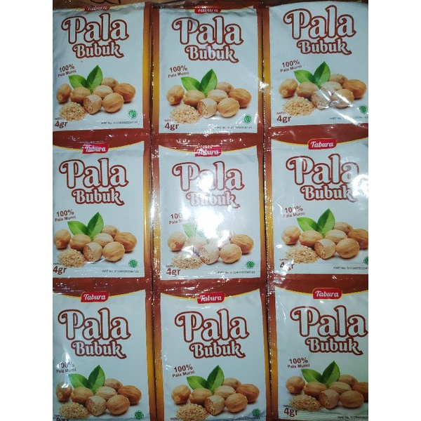 Tabura Powdered Nutmeg Seasoning 1 string contains 12 sachets 2,5gr ...