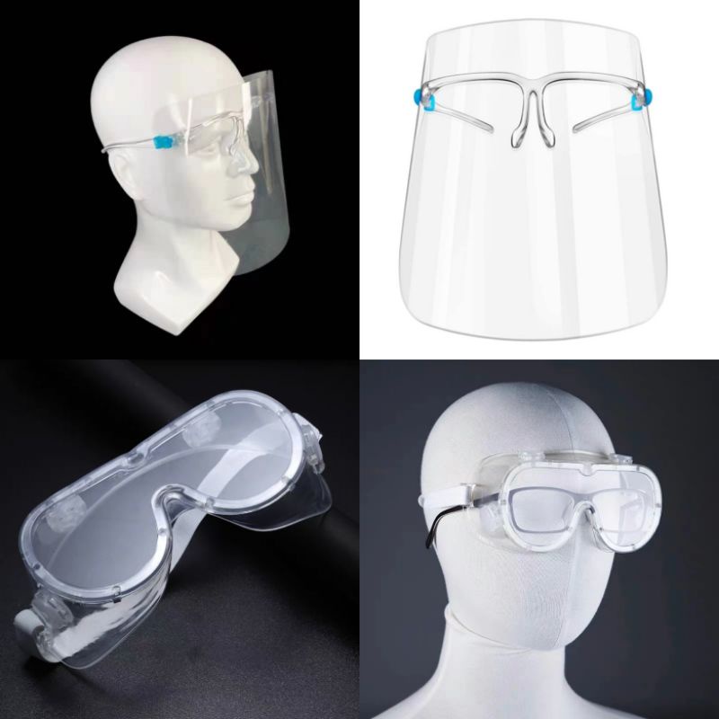 Transparent Face Shield Goggle Anti Virus Fog Productive Eyewear Half ...