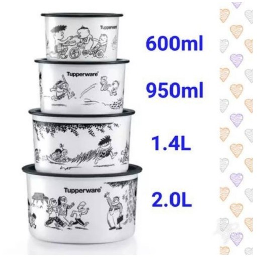 ready stock in singapore - Tupperware One touch container LAT (4 ...