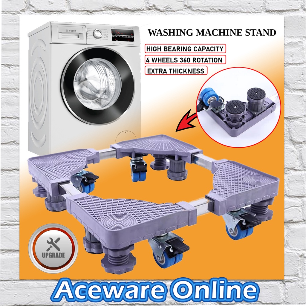 Heavy Duty Washing Machine Stand Casters Movable Mobile Refrigerator ...
