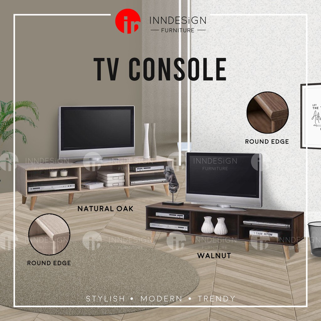 [Delivery As Usual]Thomson Rounded Edge 5ft TV Console / TV Cabinet ...