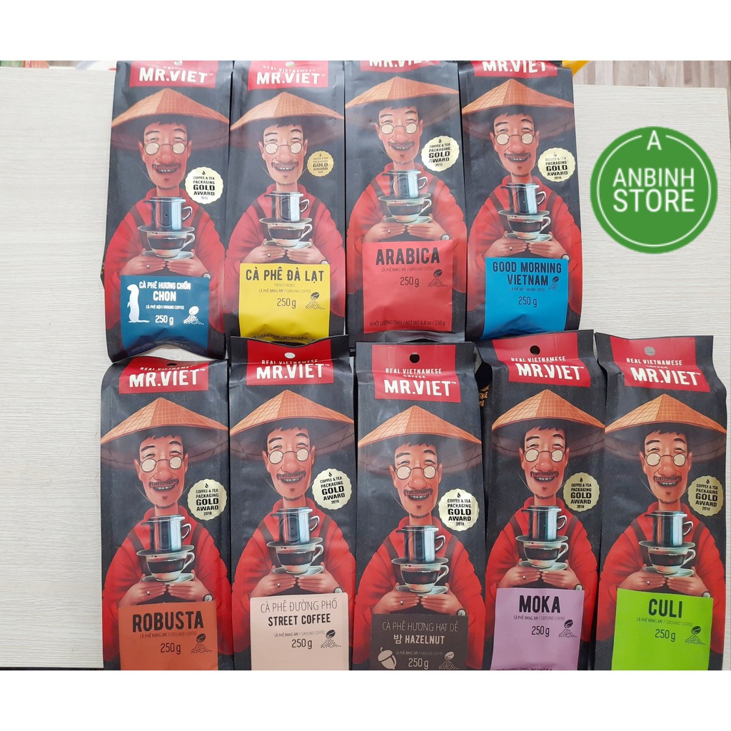 Mr Viet roasted ground Coffee / Mr Viet Coffee beans 250g - arabica ...