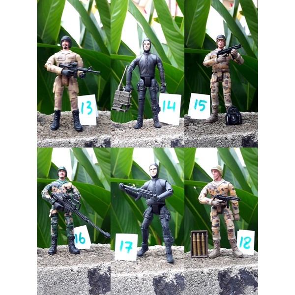 Military ACTION FIGURE SWAT ARMY 1/18 Miniature Not JOY TOY Boy TOY ...