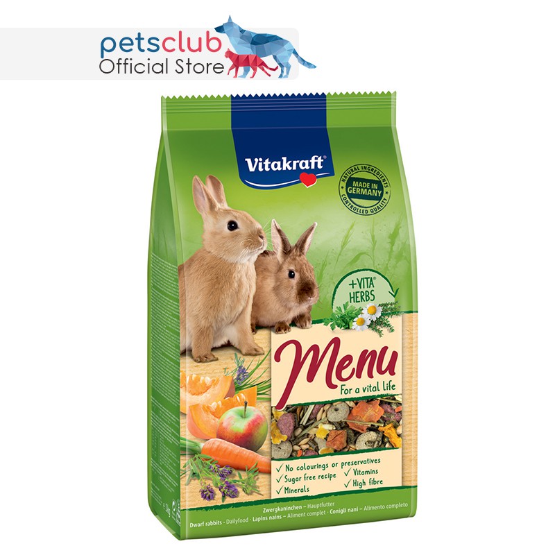 Vitakraft - Menu Vital Rabbit, 1kg/3kg/5kg | Shopee Singapore