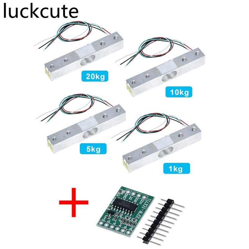 Load Cell 1KG 5KG 10KG 20KG HX711 AD Module Weight Sensor Electronic ...