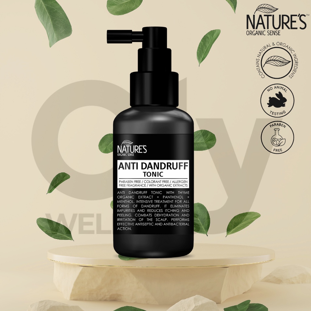 Nature's Organic Sense Anti-Dandruff Tonic (100ML) | Shopee Singapore
