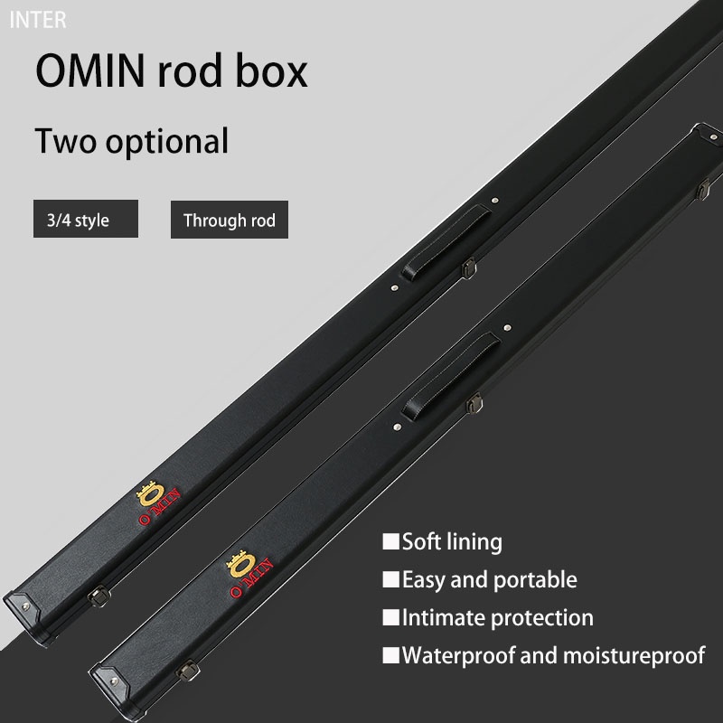 OMIN Snooker Cue Small Tip Box Pool Cue Pool Cue Box 3/4, Through Bar ...