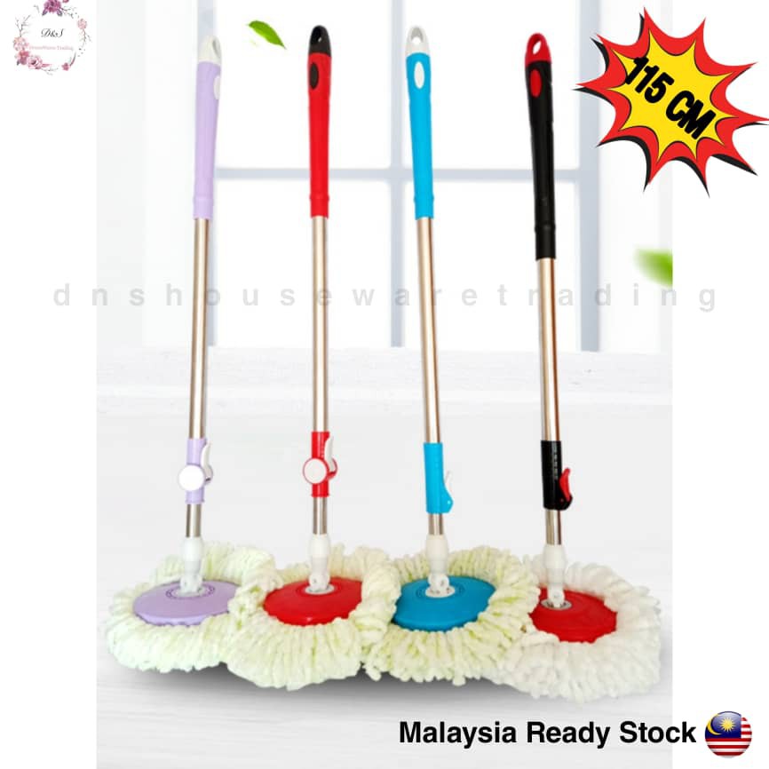 Stainless steel Spin Mop Adjustable Stick Rod Batang Keluli Tahan Karat ...