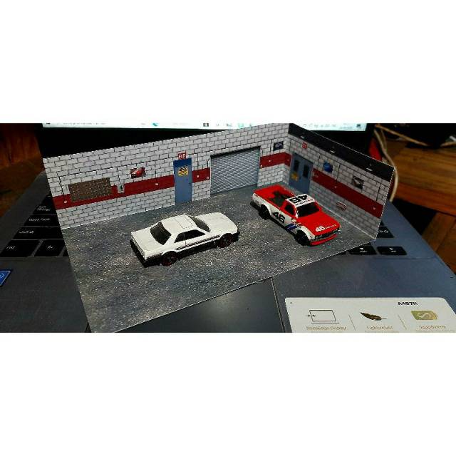Part 5 Diorama Papercraft Garage Diorama | Shopee Singapore
