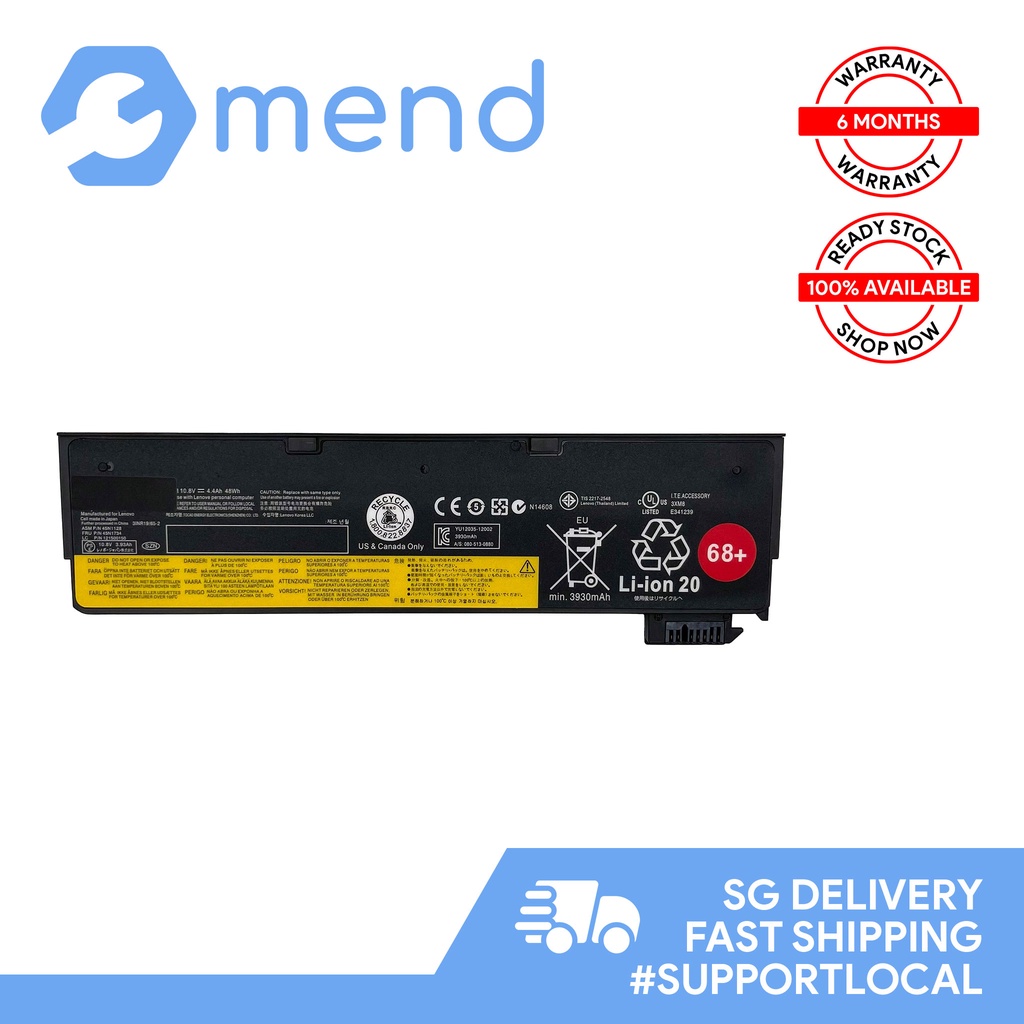 Lenovo ThinkPad Battery X240 X250 X260 X270 L450 L460 L470 T440 T450 ...