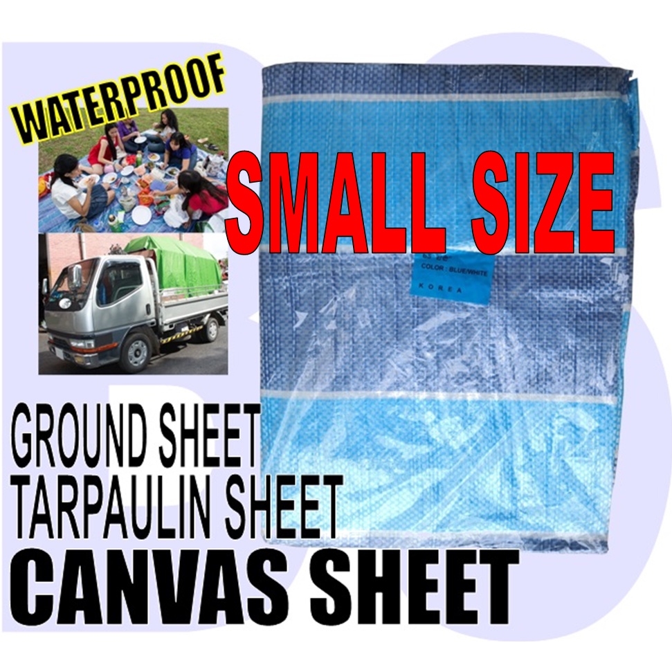 BANSOON Water-resistant Small Canvas Sheet. Rain cover. Picnic sheet ...