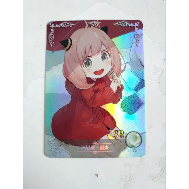 Goddess story SR anya spy x family foil card | Shopee Singapore