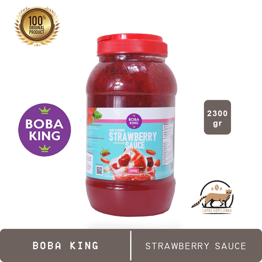 Boba King Strawberry Jam 2.3 kg | Shopee Singapore