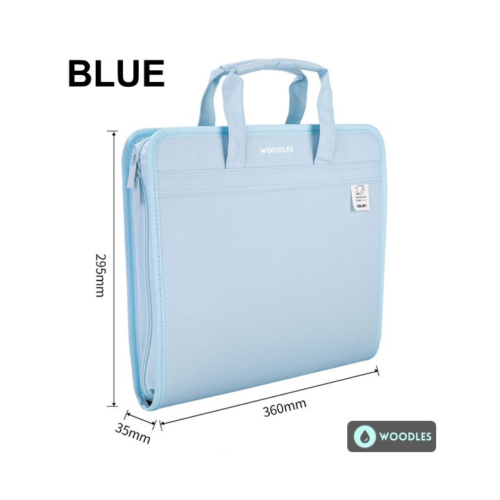 [SG Stock] WOODLES A4 Multi-Layer Folder File Bag Student Worksheet ...