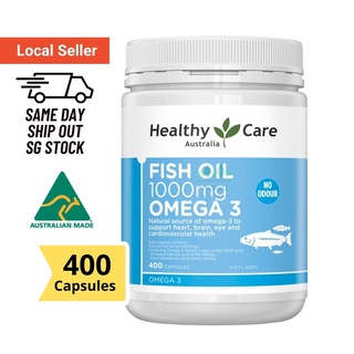 Swisse Wild Fish Oil High Strength 1500mg / Healthy Care Fish Oil ...