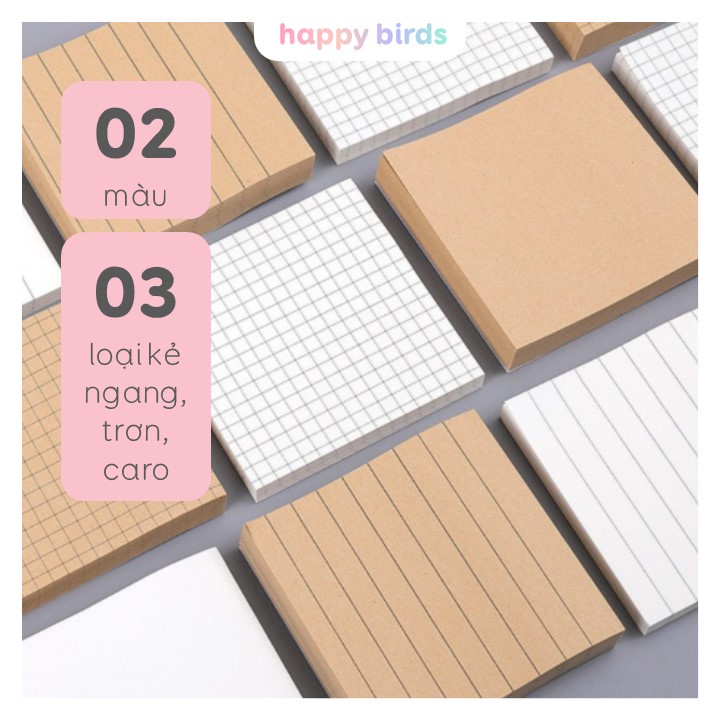 80-sheet vintage sticky notes, pre-glued sticky notes, classic ...
