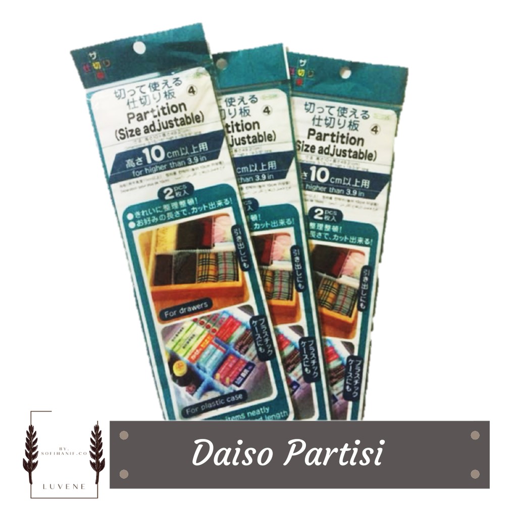Daiso Partition / drawer divider / Partition Area | Shopee Singapore