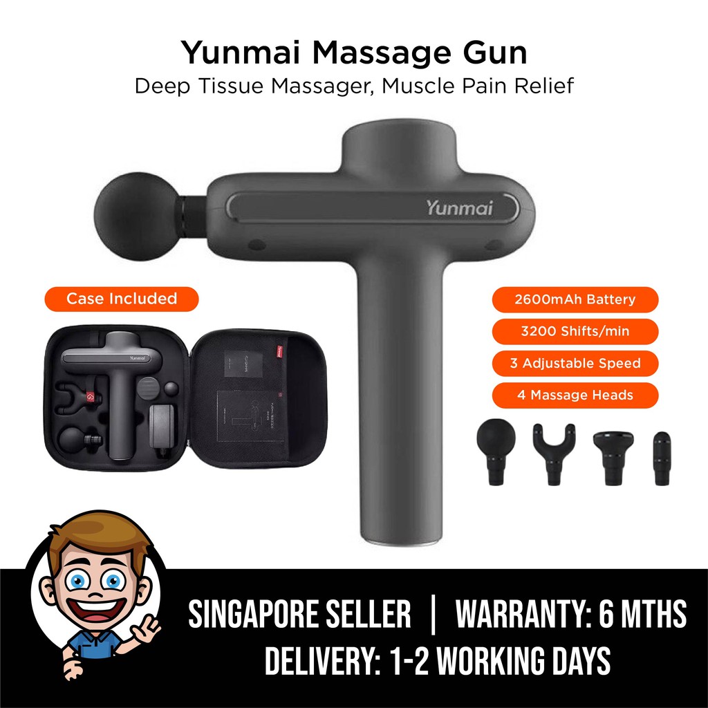 Yunmai Massage Gun, Pistol Pro Basic Powerful Deep Tissue Massager ...
