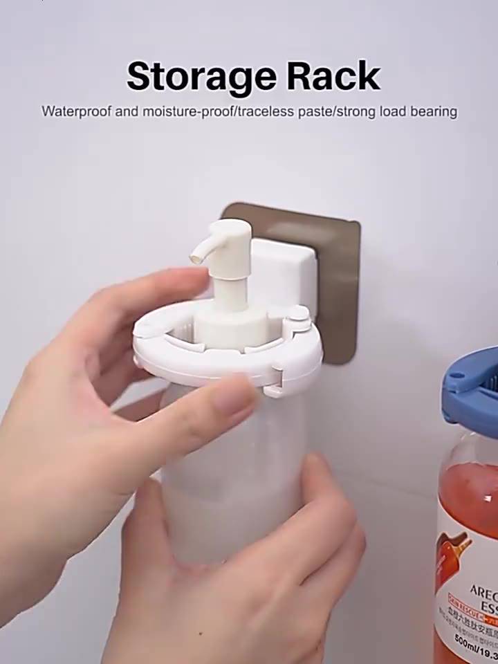 NEW Bathroom Wall Mounted Shampoo Bottle Shelf / Soap Shower Gel ...