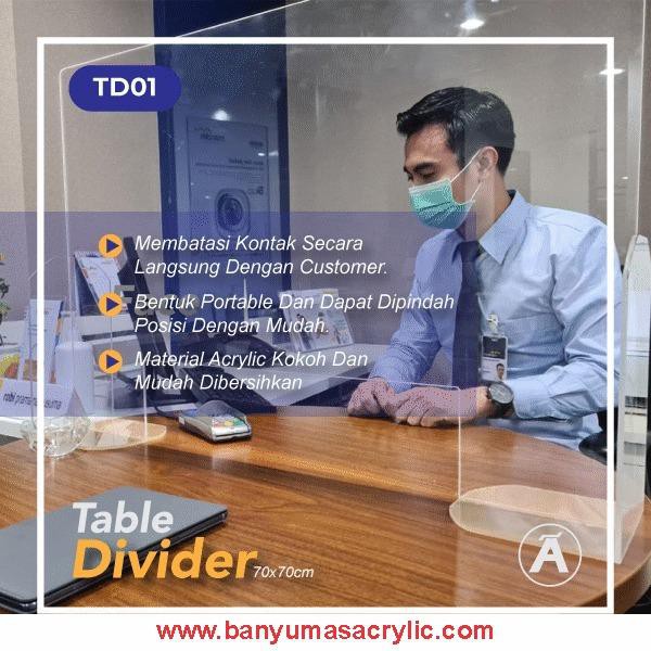 Acrylic Table Divider / Table Divider / Custom Table Divider | Shopee ...