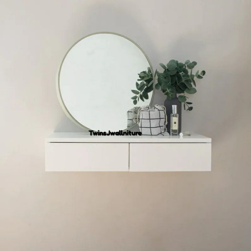 Small Dressing Table Drawer Shelf Drawer Drawer Wall Hanging Shelf ...