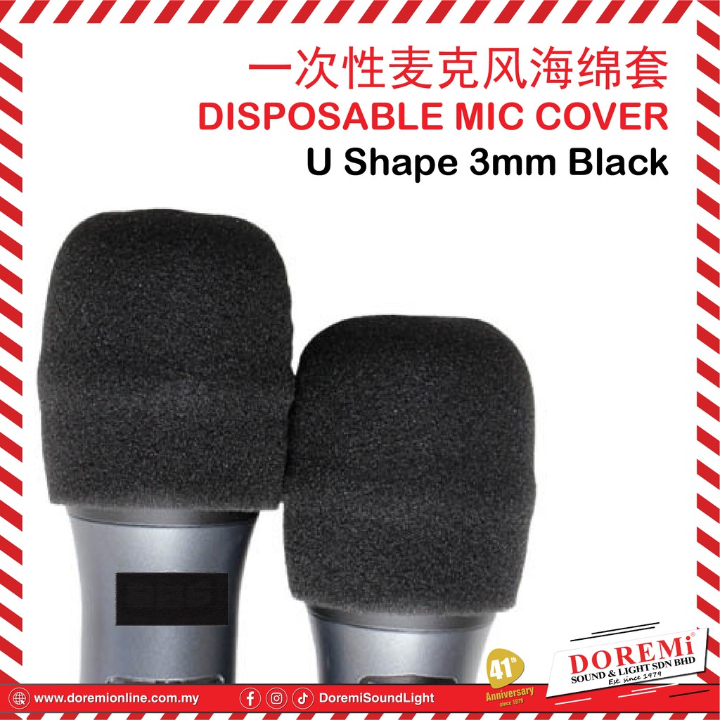 Hygiene Karaoke Singing Disposable Microphone Cover Soft Sponge ...