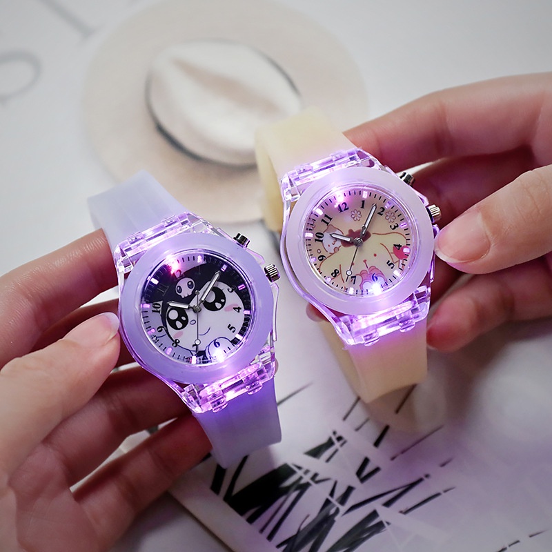 New Luminous Student Children's Watch Cute Cartoon Animal LED Watches ...