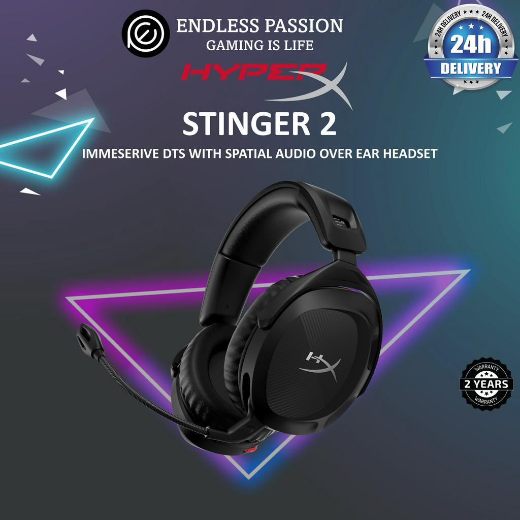 HyperX Cloud Stinger 2 - Gaming Headset, DTS Headphone:X Spatial Audio ...