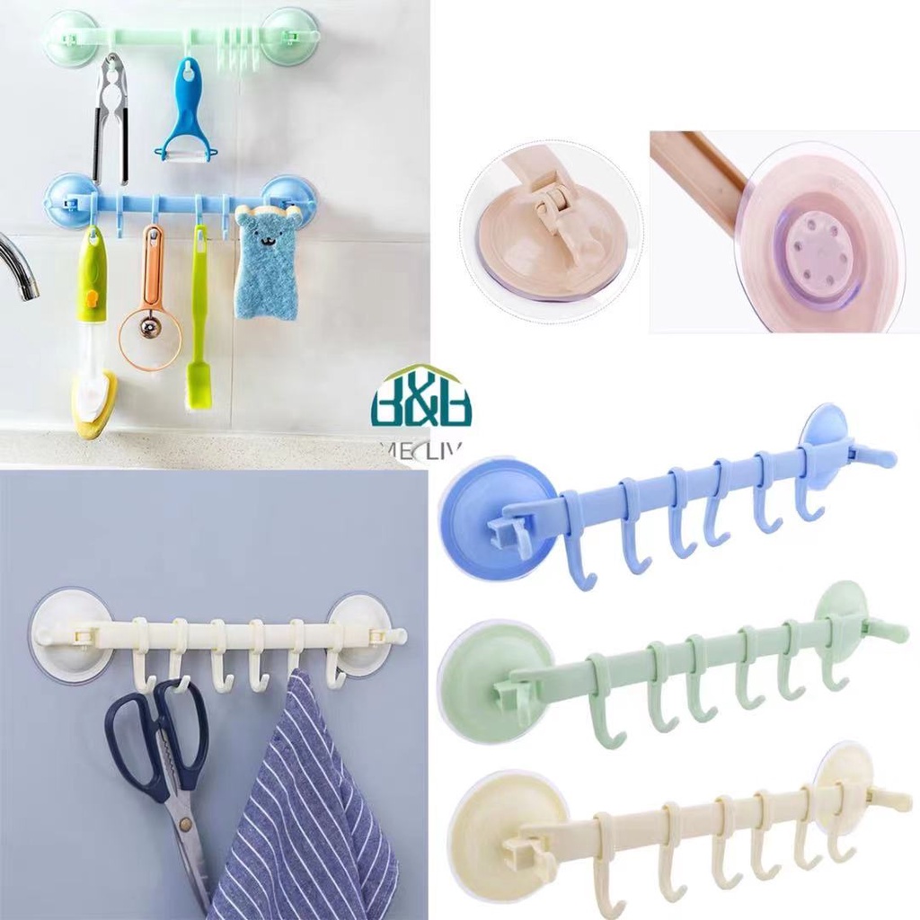 Bathroom lock type strong suction cup Toilet hook kitchen toilet ...