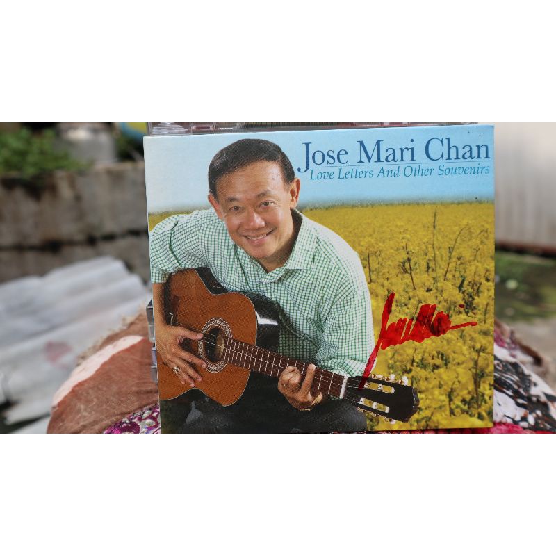 Jose mari chan love letter cd (complete with jose mari chan's signature ...