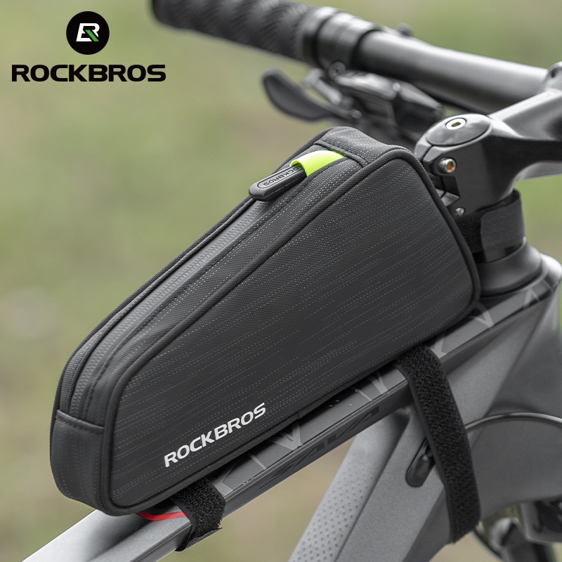 【SG Delivery】ROCKBROS Bike Bag Front Mountain Bike Frame Bag Portable ...