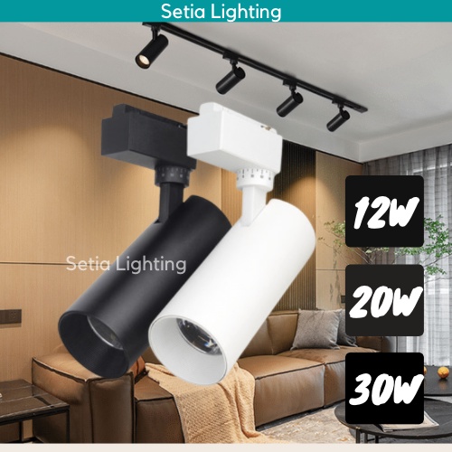 LED Track Light 12W 20W 30W COB Spotlight Ceiling Lighting Spot ...
