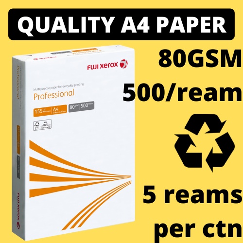 Fuji Xerox A4 Paper 80GSM | Shopee Singapore