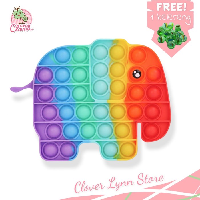 Pop IT RAINBOW ELEPHANT tiktok popit viral Cute ELEPHANT popits its ...