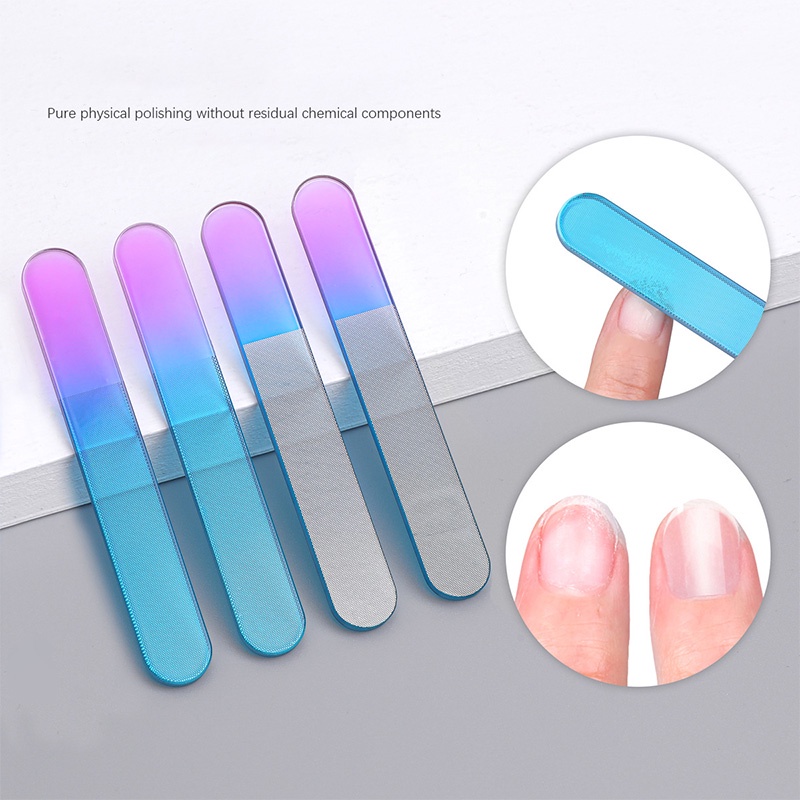 Professional Nano Glass Nail File Polishing Files Nails Grinding ...