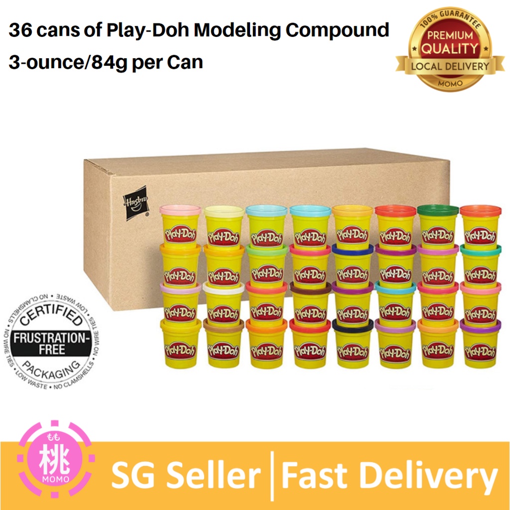 Play Doh Playdoh Modeling Compound Case of Colors, Non-Toxic, Multi ...