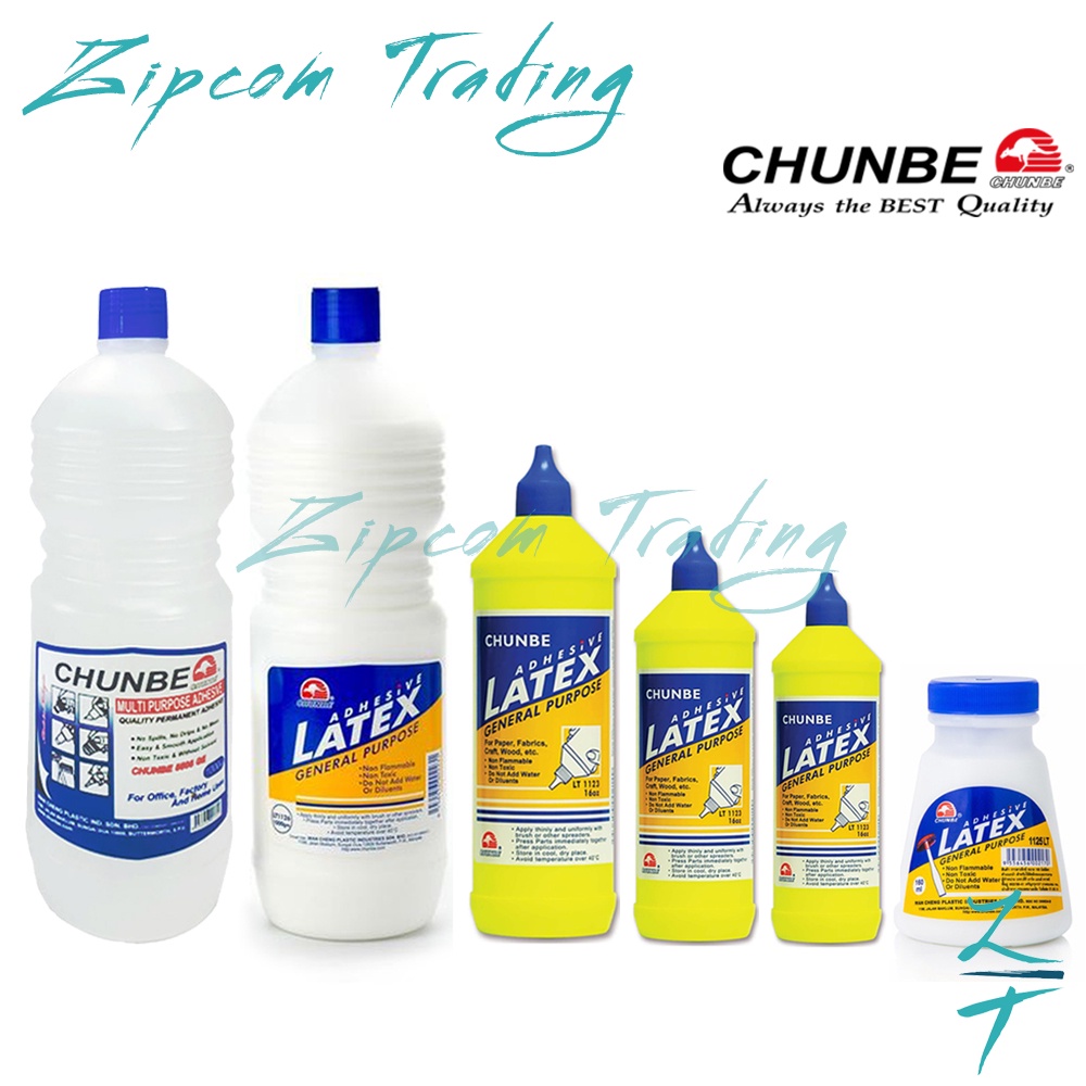 CHUNBE Adhesive Clear / Latex White Glue (5505GE/1121LT/1122LT/1123LT ...