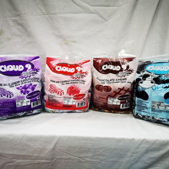 ALL CLOUD 9 CANDY 800G(+/- 320PCS) | Shopee Singapore