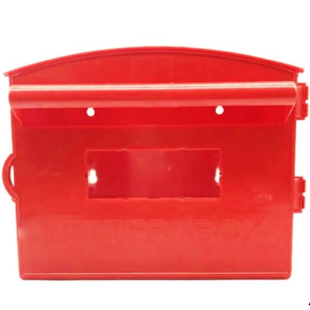 PVC LETTER BOX (Red Colour) | Shopee Singapore
