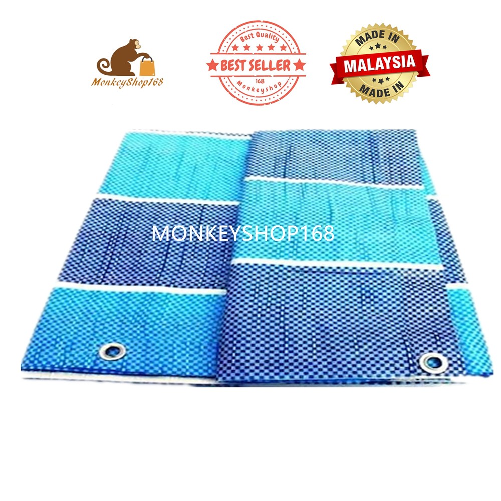 Heavy Duty Blue PE Tarpaulin Canvas Ground Sheet Waterproof Cover ...