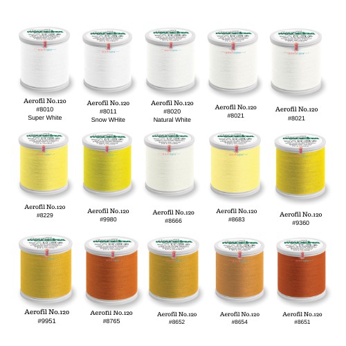 Madeira Aerofil Thread All Purpose Sewing Thread ( No.120, 400m) White ...