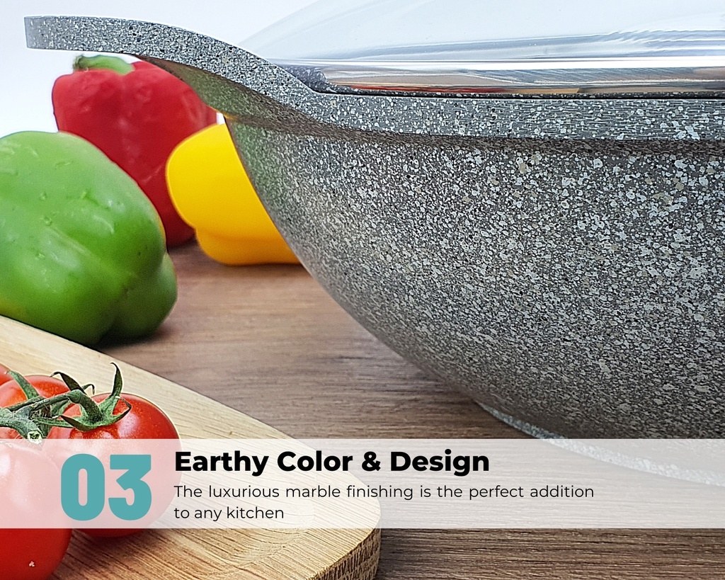 NEOFLAM Pote 36cm Wokpan │ Non-Stick Xtrema Ceramic Coating | Shopee Singapore