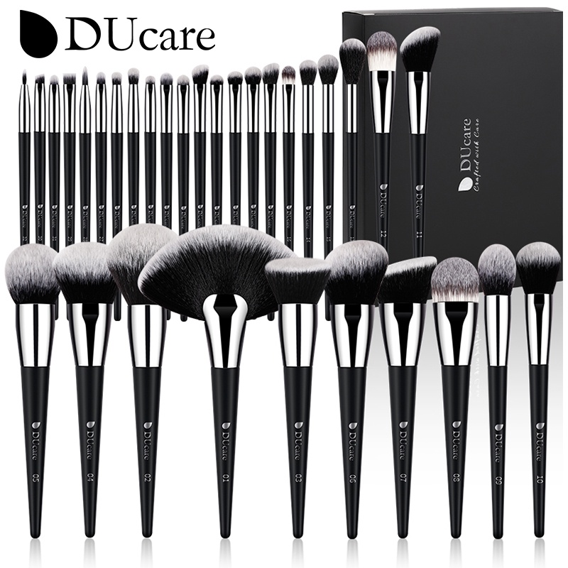 DUCARE 32Pcs Professional Makeup Brush Set Premium Synthetic Kabuki ... DUCARE 32Pcs Professional Makeup Brush Set Premium Synthetic Kabuki ...