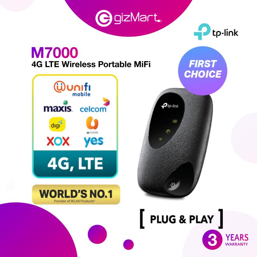 TP-LINK M7000 4G LTE Wireless Portable MiFi Direct SIM WIFI Modem ...