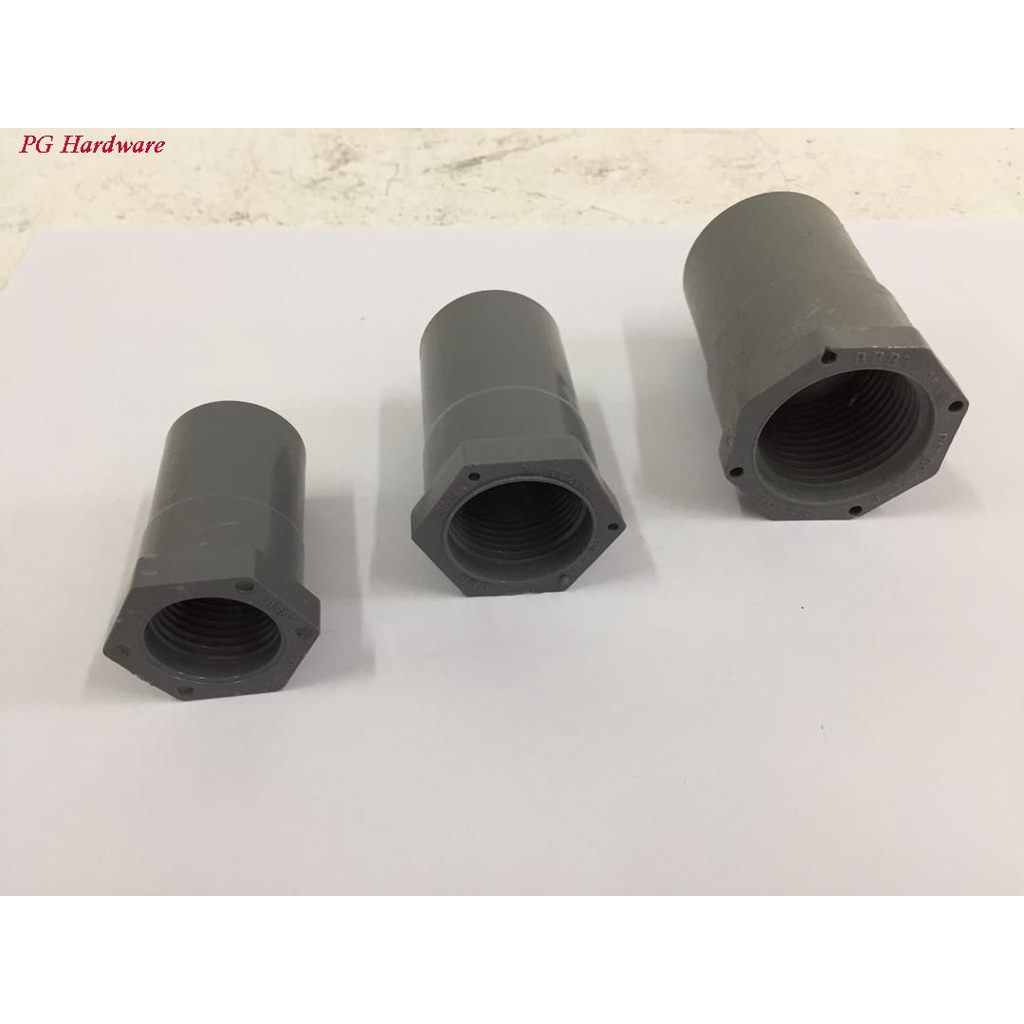 BBB PVC Pipe P/T Socket (Grey) | Shopee Singapore