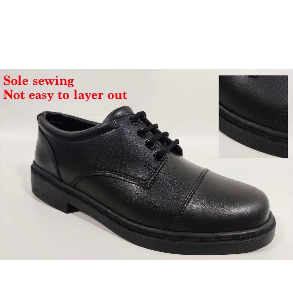Kasut lelaki hitam bertali berjahit selipar lelaki cantik office polis ...